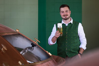 Moritz Bauer ist mit 28 Jahren Chef der Distelhäuser Brauerei ...